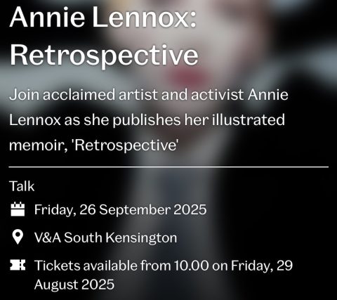 Annie Lennox in conversation with Deborah Frances-White of The Guilty ...